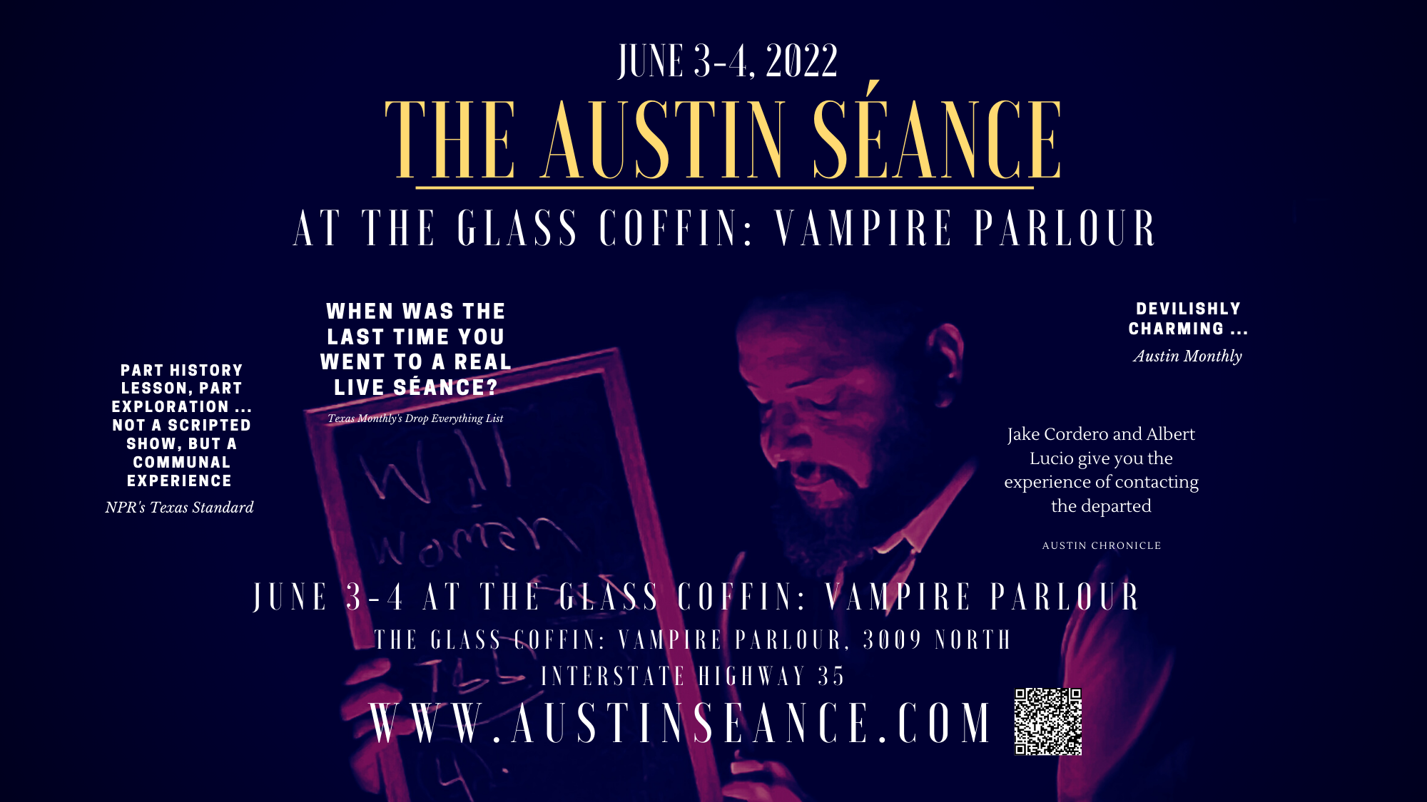 Séance Sessions June 3-4 at The Glass Coffin: Vampire Parlour - The ...